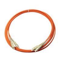 China Multimode orange color PVC out  jacket  Good Repeatability Fibre Optic Patch Cable for sale