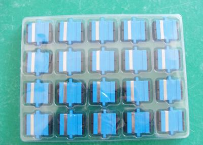 China Reborde azul a dos caras unimodal del adaptador de la fibra óptica del SC UPC en venta