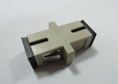 Cina Adattatore a fibra ottica semplice di SC/PC millimetro con il fornitore beige di Shenzhen della flangia in vendita