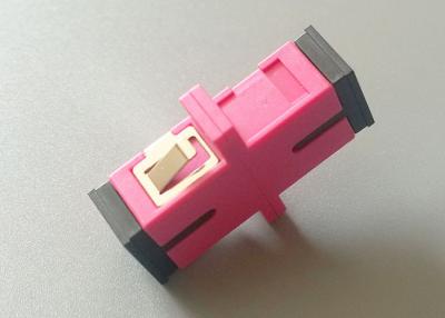 China Faser-Optikadapter Maß der hohen Präzision Rosas 50μm Sc-OM4 mit Flansch zu verkaufen