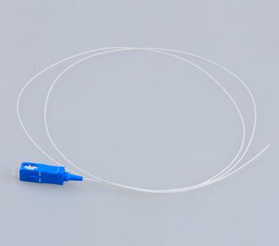 China Singlemode G652D simplex 0.9mm witte LSZH kabel van de vezel de optische vlecht SC/UPC Te koop
