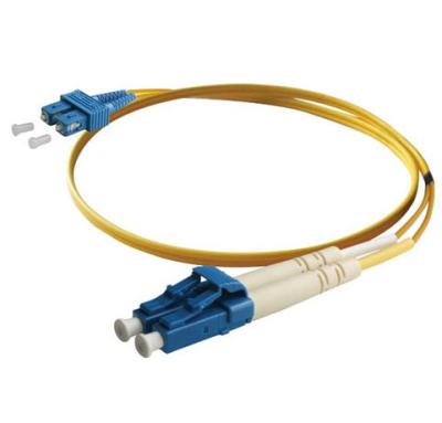 China LSZH 0.9 2.0 3.0mm ISO certificate Fiber Optic Patch Cord LC-ST Multimode Simplex for sale