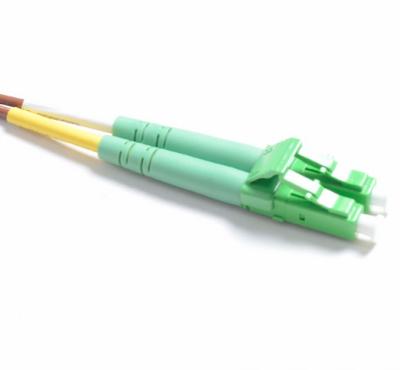 Cina Cavo a fibra ottica del saltatore LC/APC-LC/APC DX 2.0mm 2M LSZH Brown del cavo di toppa in vendita