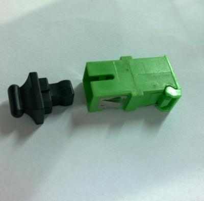 Cina Perdita di inserzione bassa dell'adattatore semplice della fibra ottica dello Sc/APC di colore verde in vendita