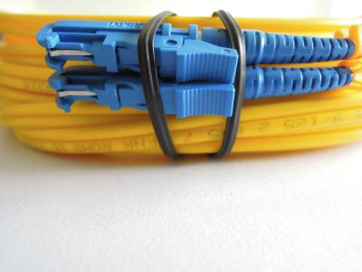China Simplex, Duplex 3.0mm, 2.0mm, 0.9mm Duplex van het het Flardkoord lc-E2000 van de Douanevezel de Optische Te koop