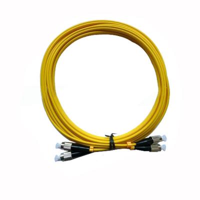 China FC-FC Fiber Optic Patch Cord Single Mode Duplex for sale