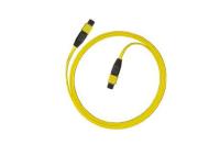 China Yellow cable PC, UPC, APC MTP / MPO singlemode Fiber Optic Patch Cord for sale