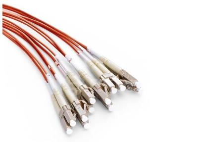 Cina 0.5M Mutilmode OM1 OM2 OM4 MPO LC DX Fanout Cable in vendita