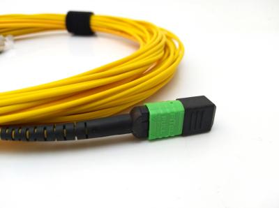 중국 Simplex 12 코어 FC UPC 브레이크아웃 MPO 광섬유 케이블 판매용