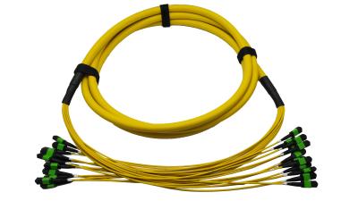 中国 40G 100G 144 コア SM APC Mpo パッチケーブル 販売のため