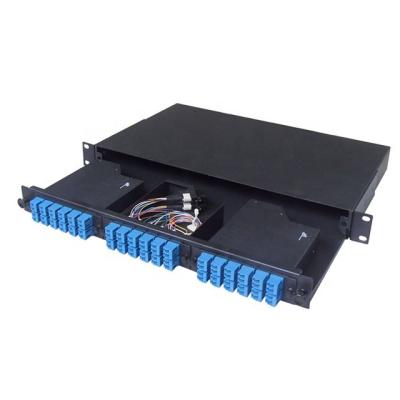 Cina 19' Rack Mount Patch Panel 1U Fiber Cassette Module in vendita