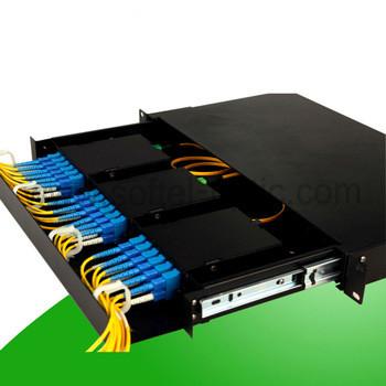 Cina 19' Rack Mount Patch Panel 1U Fiber Cassette Module in vendita