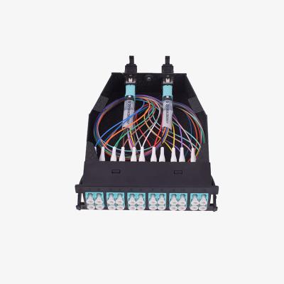 중국 96 코어 1U 드로어 광섬유 패치 패널 MPO 카세트 판매용