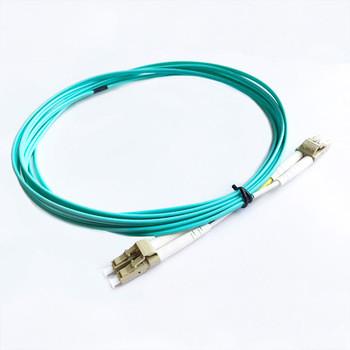 China Latiguillos de fibra óptica OM3 Aqua LC Dúplex en venta