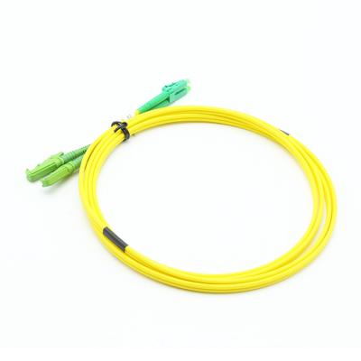 China FTTH Singlemode Duplex E2000 APC- LC APC Fiber Optic Patch Cord 3.0mm Patch Cable LSH- LC Fiber Optical Jumper for sale
