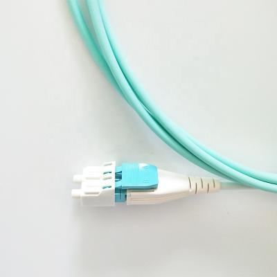China Cabo Patch Cord Uniboot LC de Alta Qualidade, Cabo de Fibra Óptica OM3 OM4 LC/UPC-LC/UPC Duplex 2.0mm Conector LC Suncall à venda