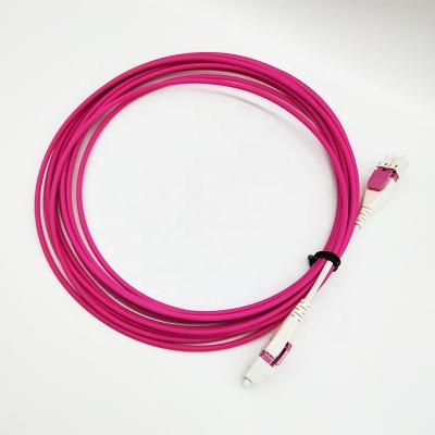 China Cabo Patch Cord Uniboot LC de Alta Qualidade, Cabo de Fibra Óptica OM3 OM4 LC/UPC-LC/UPC Duplex 2.0mm Conector LC Suncall à venda