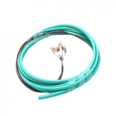 中国 6芯 50/125um OM3 UPC LC光ファイバーピグテール シングルモード 販売のため