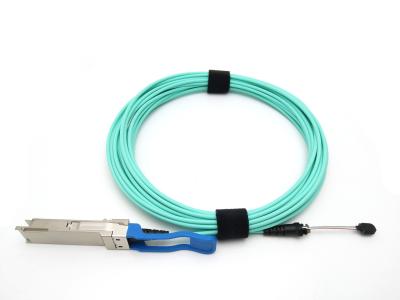China 12.3 GHz OM3 QSFP+ To QSFP+ AOC Active Optical Cable for sale