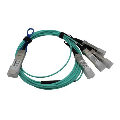 China Data Center 40G QSFP to 4 SFP+ AOC Active Optical Cable for sale