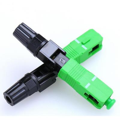 中国 通信ネットワーク FTTH SC APC 60dB ファイバーオプティック・ファストコネクタ 販売のため