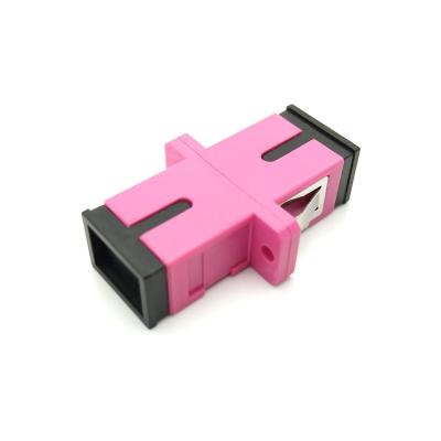 China SC Multimode fiber optic cable OM4 SC UPC Adapter for sale