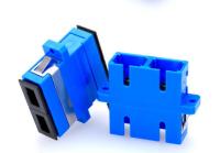China Single Mode SC APC Flangeless Fiber Optic Cable Adapter for sale