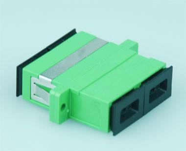 중국 싱글 모드 SC APC 플랜지리스 광섬유 케이블 어댑터 판매용