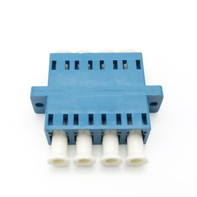 China Tipo de brida acoplador de fibra óptica cuádruple de modo único LC UPC en venta