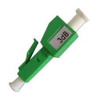 China LC APC Singlemode Plug Type 15db Fiber Optic Attenuator for sale