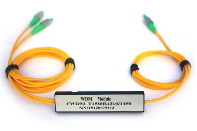 中国 ミニ FWDM デバイス 3 ポート フィルター 250um WDM CWDM DWDM 販売のため