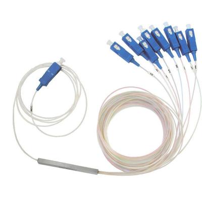 中国 G657A1 UPC APC コネクタ 1x8 PLC 光ファイバー スプリッター 販売のため