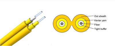 중국 실내 듀플렉스 Zip Cord GJFJBV 단일 모드 광섬유 케이블 판매용