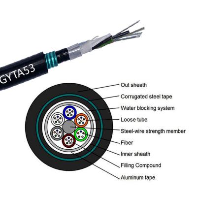 중국 이중 장갑 SM G652D 광섬유 케이블 판매용