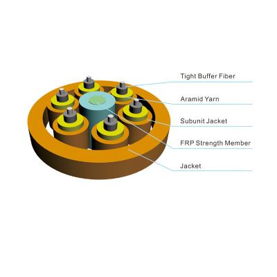 중국 24 코어 LSZH 850nm 1300nm 다중 광섬유 케이블 판매용