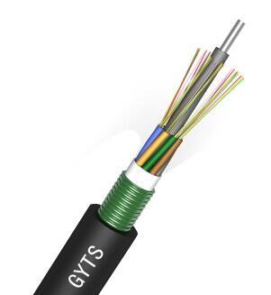 중국 철강 테이프 층 느슨 파이프 GYTS 광섬유 케이블 판매용