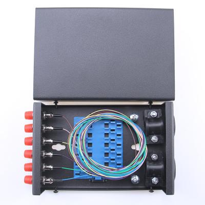 中国 屋内 12 コア FC SC LC 6 ポート壁掛けパッチパネル 販売のため