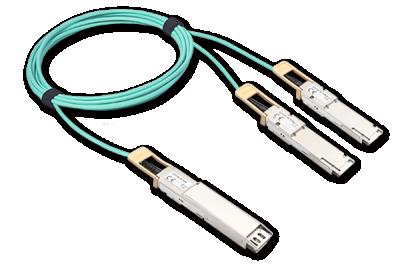 Cina OSFP 800G a QSFP112 2 x 400G AOC per funzioni diagnostiche digitali in vendita