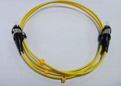 China Lage insertion loss, hoge terugkeer verlies ST / PC SM DX 2.0 mm, Fiber Optic Patch kabel Te koop