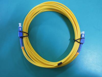 China De gele van het Flardsc/UPC van de kabelsm Duplexvezel Optische Kabel van de Schakelaarpvc Te koop