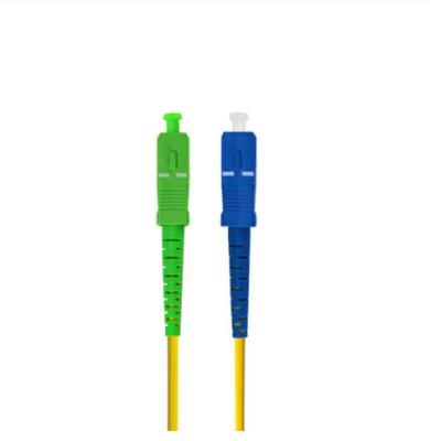 China SC amarillo del cable del remiendo de la fibra óptica del PVC/APC a SC/a UPC SX SM 0,9 2,0 3,0 milímetros en venta