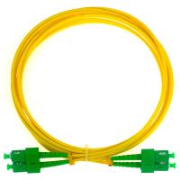 China SM Duplex Fiber Optic Patch Cable , SC / APC Connector PVC Cable for sale