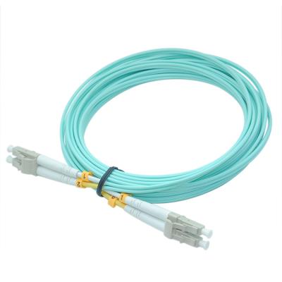 China LC - Fibra do cabo de remendo 10G da fibra óptica do LC OM3 DX com baixa perda de inserção à venda