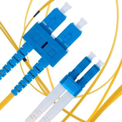 Китай 1M, 3M, 5M, двухшпиндельный режим гибкого провода LC-SC оптического волокна одиночный продается