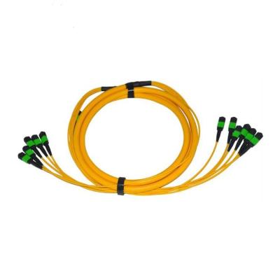 China SM MTP MPO 40G 100G Fiber Optical Patch Cord 72 144 Core 30M for sale