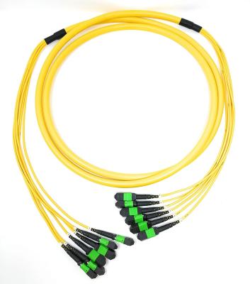 China SM MTP MPO 40G 100G Fiber Optical Patch Cord 72 144 Core 30M for sale