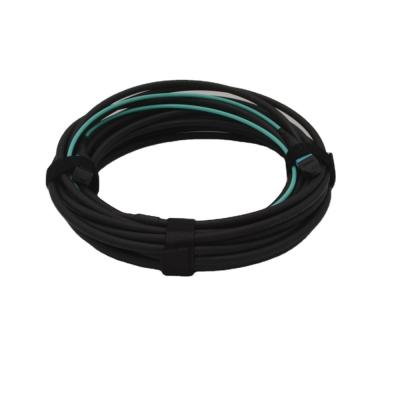 中国 30cmの尾を搭載する24の中心MPO MTP OM4 5.5MMの二重外装のトランク ケーブル 販売のため