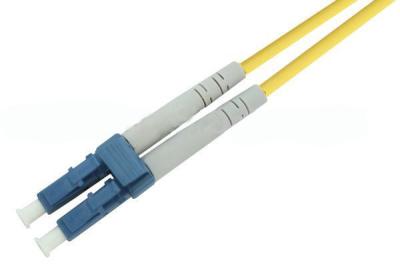 Cina Le Telecomunicazioni ottiche del cavo di toppa della fibra monomodale di LC classificano, lucidando A in vendita