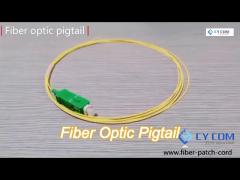 fc/upc om3 0.9mm fiber optic pigtail lszh aqua cable