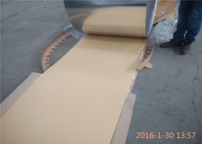 China 1050 1100 3003 Anodized Aluminum Coil Coated Kraft Paper Width 800mm - 1300mm for sale